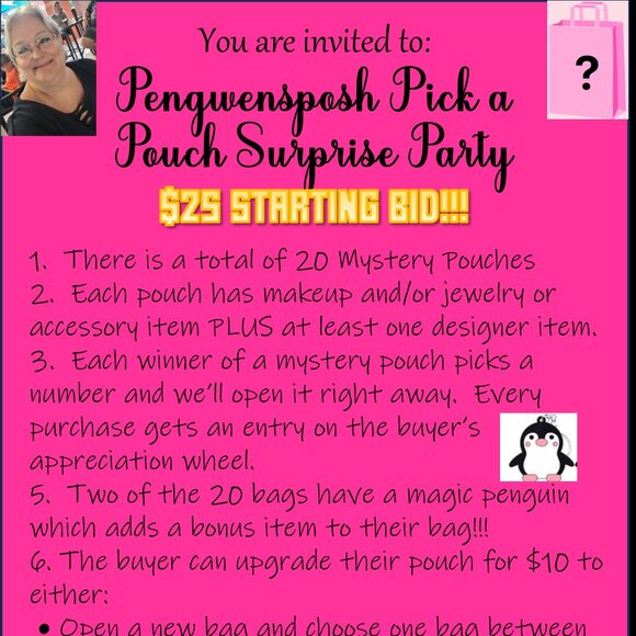 Bags | Pengwensposh Pickapacked Pouch Party Two Magic Penguinsbonus ...